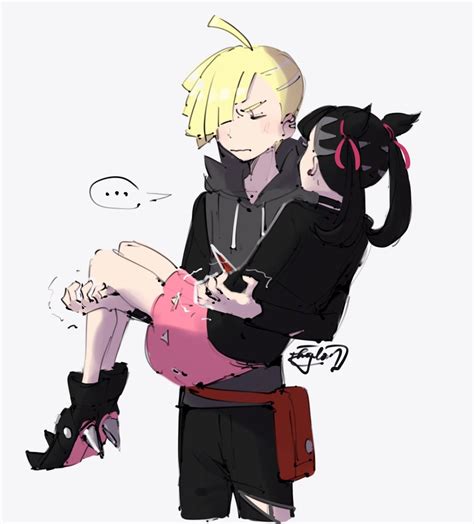 Marnie And Gladion Pokemon And 2 More Drawn By Hazel0217 Danbooru