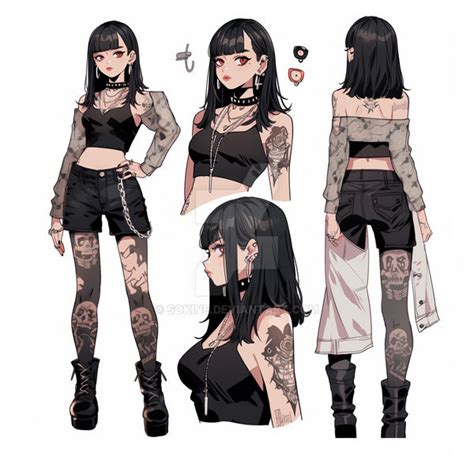 Open Casual Goth Adopt Ota By Sokine On Deviantart