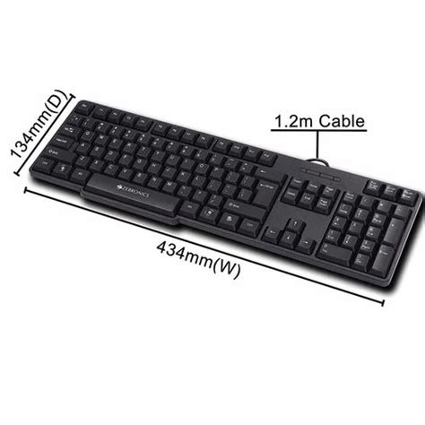 Zebronics Zeb Judwaa 750 Wired Keyboard And Mouse Combo Black At Rs 230 Piece Wireless