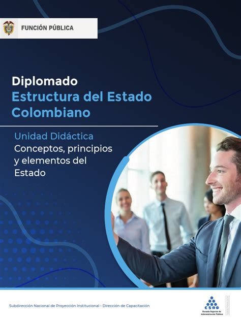 Estructura Del Estado Colombiano Pdf Aguas Territoriales Estado