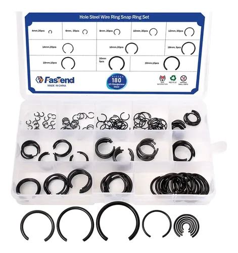 Gbmn F4 F20 Juego De Anillos De Presión De Anillo De Alambre Mercadolibre