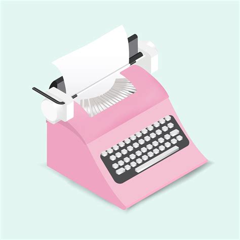 Vector Of Retro Typewriter Icon Download Free Vectors Clipart