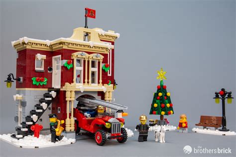 LEGO Creator 10263 Winter Village Fire Station [Review] | The Brothers ...