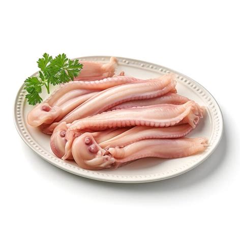 Delicious Winter Squid Isolated On White Background Premium Ai