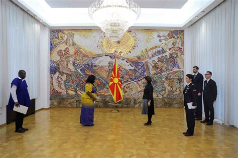 Претседателката Сиљановска Давкова ги прими акредитивните писма на новоименуваната амбасадорка