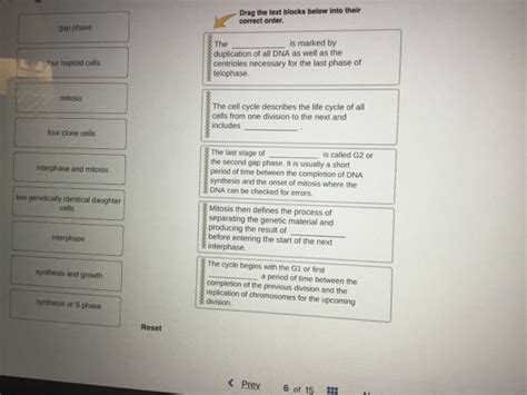 Solved Drag The Text Blocks Below Into Their Correct Order
