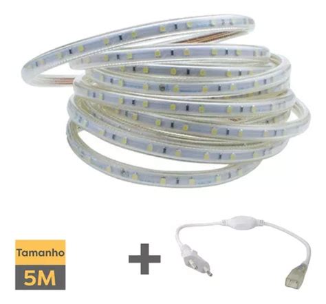 Fita Led M K Branco Neutro W M V Ip Fonte Parcelamento Sem Juros