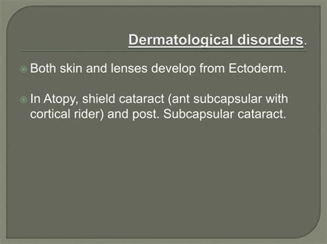 Metabolic And Complicated Cataract Pptx