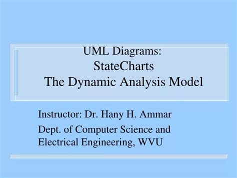 Ppt Uml Diagrams Statecharts The Dynamic Analysis Model Powerpoint