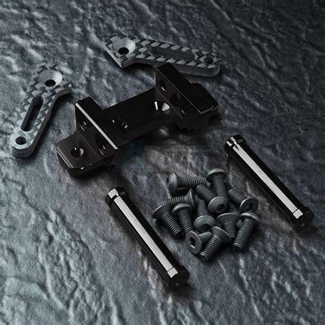 Mst Rmx 2 0 Rmx Aluminum Adj Front Connect Mount V 2 Black Mst 210654