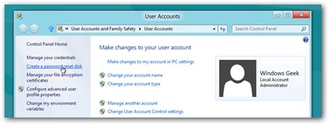 How To Create And Use A Password Reset Disk Or USB In Windows Or