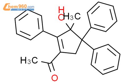 139722 25 1 Ethanone 1 3 Hydroxy 3 Methyl 2 4 4 Triphenyl 1 Cyclopenten 1 Yl 化学式、结构式、分子式、mol