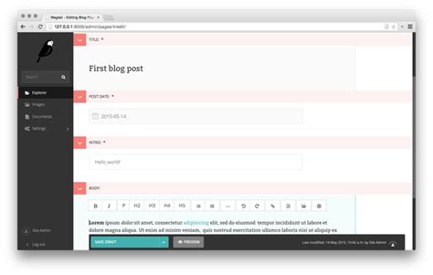 Создание сайта на Wagtail Cms на Django сайт на Python 37