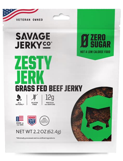 Ginger Lemongrass Beef Jerky All Natural Beef Jerky Savage Jerky Co