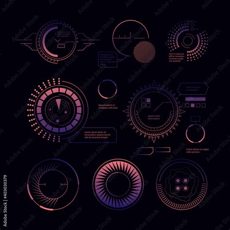 Hud Radar Interface Digital Modern Military Weapons Ui Templates