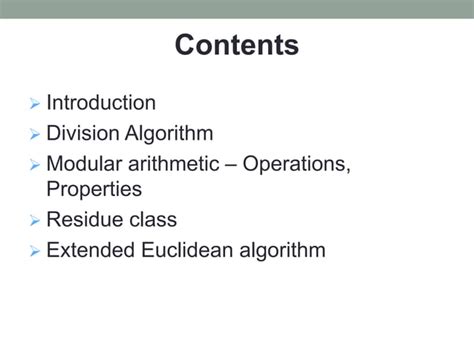 Modular Arithmetic Pptx Computing Technology And Computing
