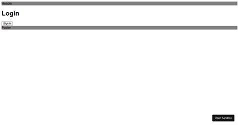 React Routing Codesandbox