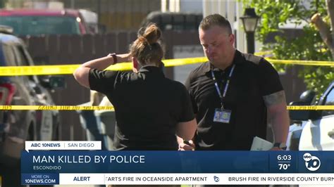 Escondido Police Involved In Shooting On East Valley Parkway