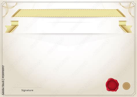 Blank Diploma And Certificate Template Background Vector Illustration เวกเตอร์สต็อก Adobe Stock