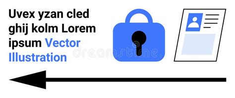 Data Security And Protection Concept With User Authentication Stock Illustration Illustration