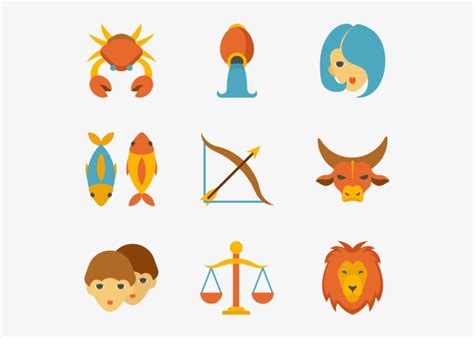 Linear Color Zodiac Signs Zodiac Signs Png 600x564 Png Download Pngkit