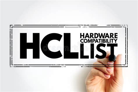 Hcl Hardware Compatibility List Is A Database Of Hardware Models And