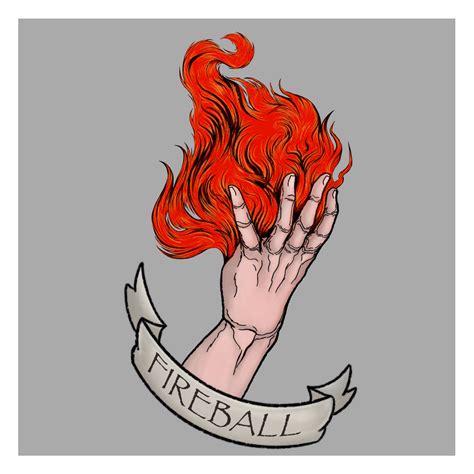 Magic Spell Fireball By Kelo222 On Deviantart