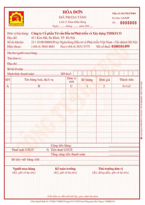 Hướng Dẫn Về Hoá đơn