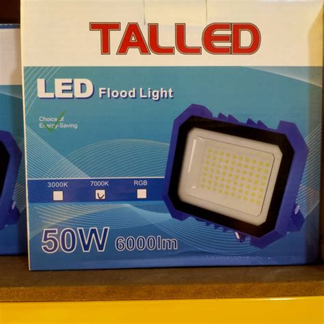 Jual Lampu Sorot LED Floodlight Cahaya Putih TALLED Watt Lampu Tembak Kota Batam Elektrik