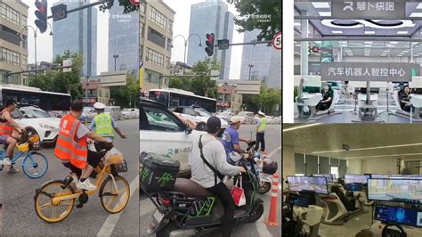 交警遇上頭痛事了！ 中國無人駕駛出租車的運行方式令網民傻眼 蘿蔔快跑 無人駕駛 自動駕駛 新質生產力 網約車 希望之聲