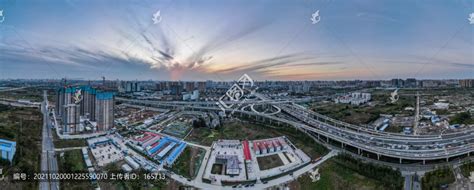合肥郎溪路与裕溪路交口航拍全景都市风光建筑摄影摄影素材汇图网