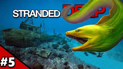 Boss Fight The Great Abaia Eel Boss Stranded Deep Episode 5 Youtube