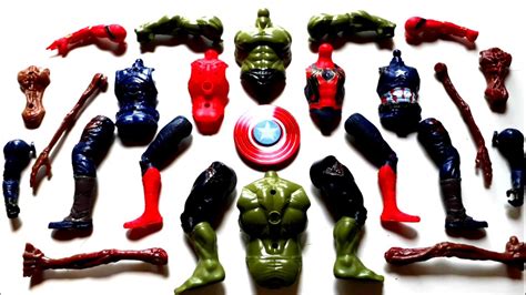 UNBOXING AVENGERS Merakit Mainan HULK SMASH SPIDER MAN SIRENHEAD