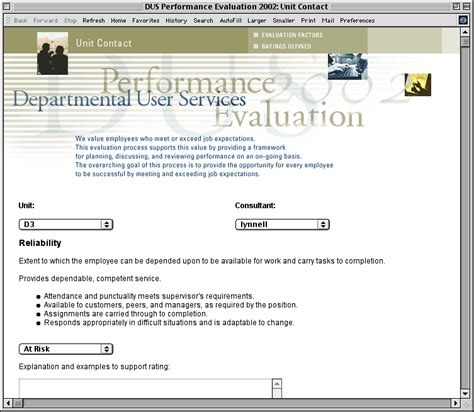 Renice S Graphic Design DUS Performance Evaluation Web Site