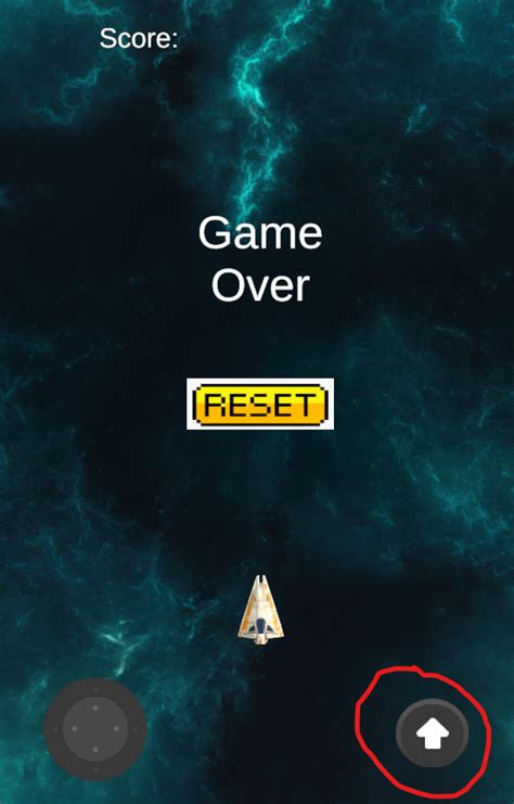 how can i make a button that when it is pressed the player shoot r