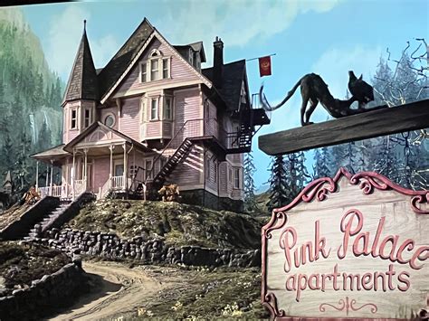 Coraline Pink Palace Limbo Coraline Pink Palace Apartments Sign The