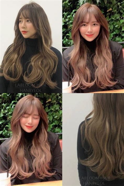 강남역 옴브레 염색 잘하는 미용실 후기 ヘアスタイリング 前髪 ロング ヘアスタイル ロング