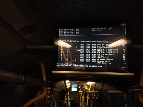 You Can T Get A BSOD If Your System Doesn T Boot Up In The First Place Found In A Public Bus