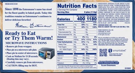 Entenmanns® Minis Blueberry Glazed Snack Pies 6 Ct 12 Oz Kroger