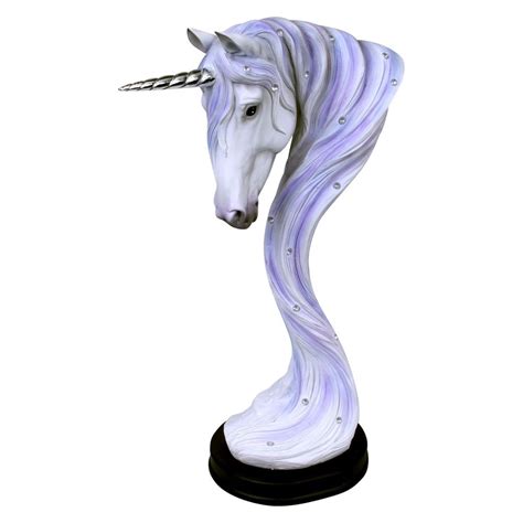 Hillier Jewellers Nemesis Now Jewelled White Unicorn Head C2807g6