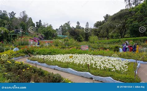 Tourists Enjoying The Beautiful Kodaikanal Bryant Park Editorial Stock