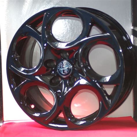 Cerchi Giulietta 17 Originali Alfa Romeo A 5 Fori Nero Lucido Fiorini