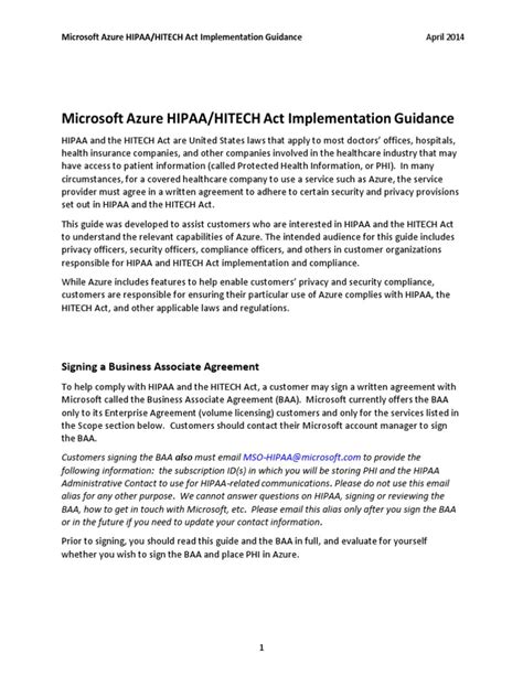 windows azure hipaa implementation guidance pdf microsoft azure
