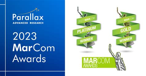 Parallax Advanced Research Receives Three Marcom Awards For Storytelling And Integrated