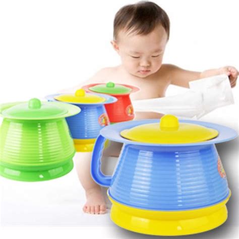 Mua Bô Cho Bé đi Vệ Sinh Bằng Nhựa Thiết Kế 2 Lớp đáy Vững Chắc Có Nắp