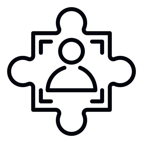 Advice Puzzle Icon Outline Style 15368342 Vector Art At Vecteezy
