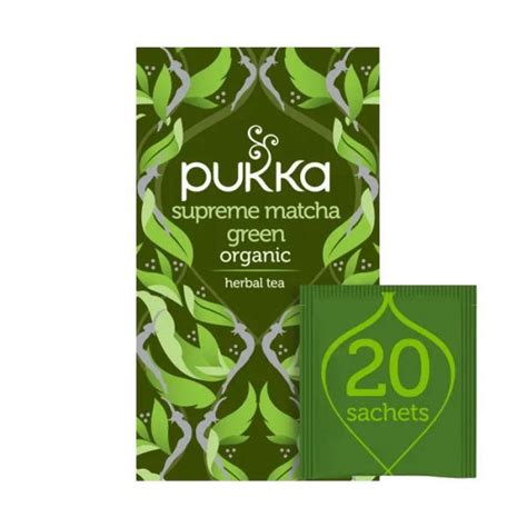 Té Orgánico Supreme Matcha Green Pukka Biomercado Sin Gluten