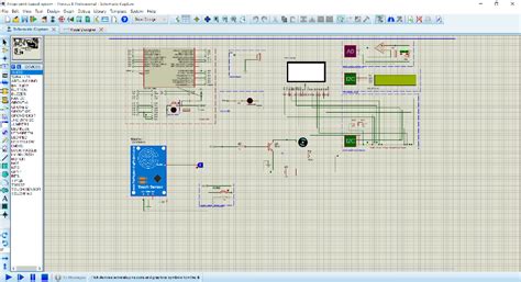 Circuit Of Fingerprint Based Biometric Security System Biometric Download Scientific Diagram