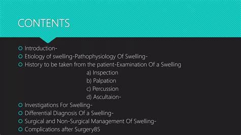 Examination Of Swelling Pptx