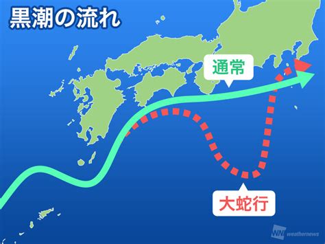 12年ぶりに黒潮が大蛇行 生活への影響は？ ウェザーニュース
